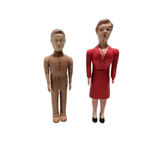 Renwal | Toys | Vintage Renwal 95s Jointed Plastic Dolls Man In Tan ...